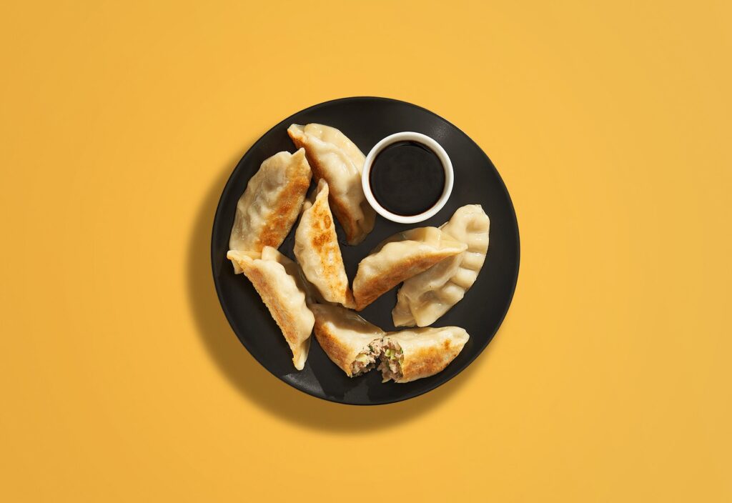 Pork Potstickers with Sauce, 46.5oz – Tai Pei